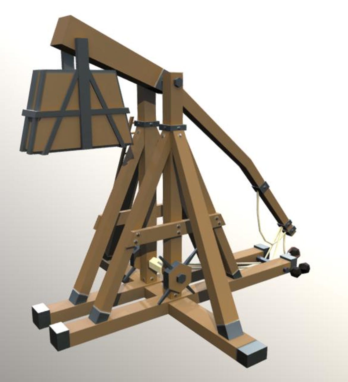 Trebuchet Catapult – STL & GLB Digital Files for 3D Printing - Etsy