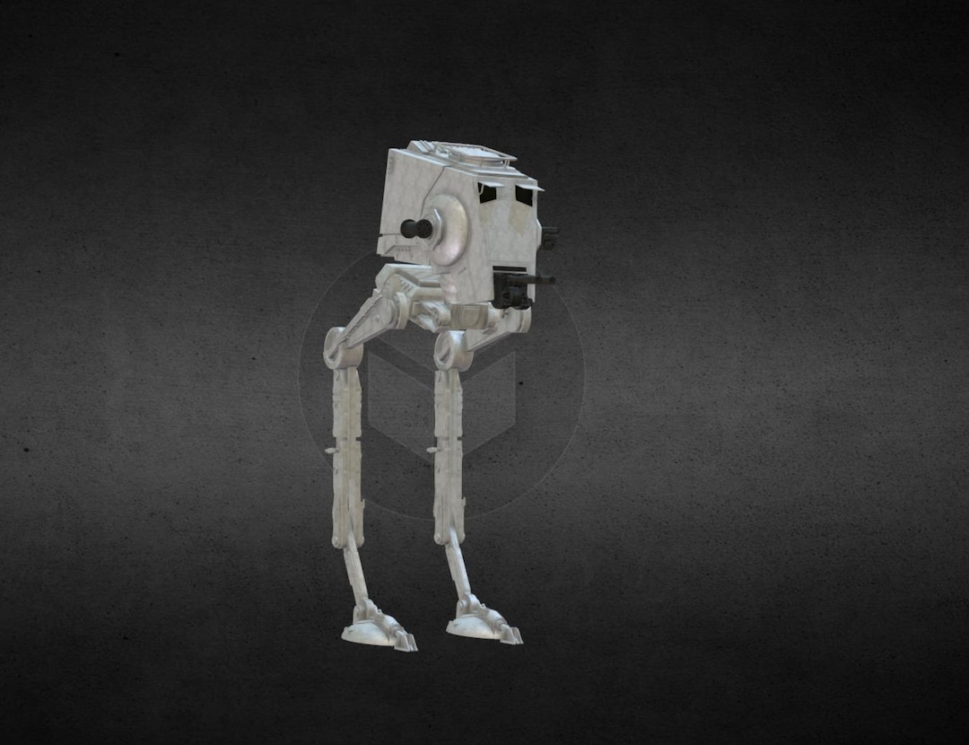 Star Wars AT-ST Walker 3D Printable Stl & Glb Files - Etsy