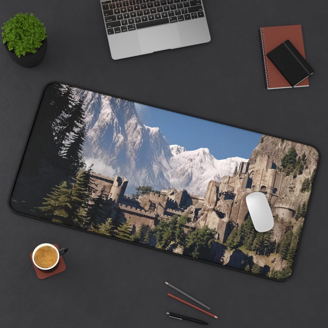 Fan Art Castle Landscape Gaming Mouse Pad Desk Mat - Etsy