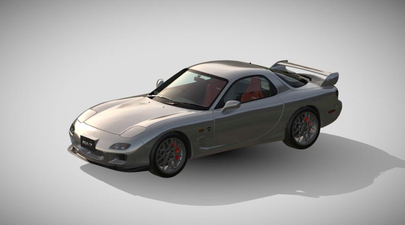 Mazda RX7 3D Model | STL & GLB Digital Files | 3D Printable JDM Sports Car - Etsy