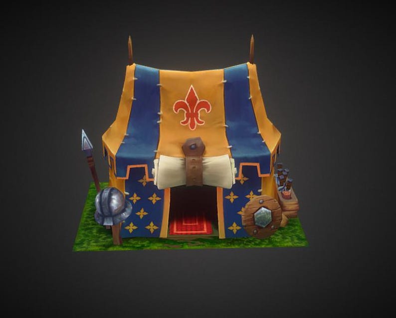 Army Barracks Armory Tent – STL & GLB Digital Files for 3D Printing - Etsy