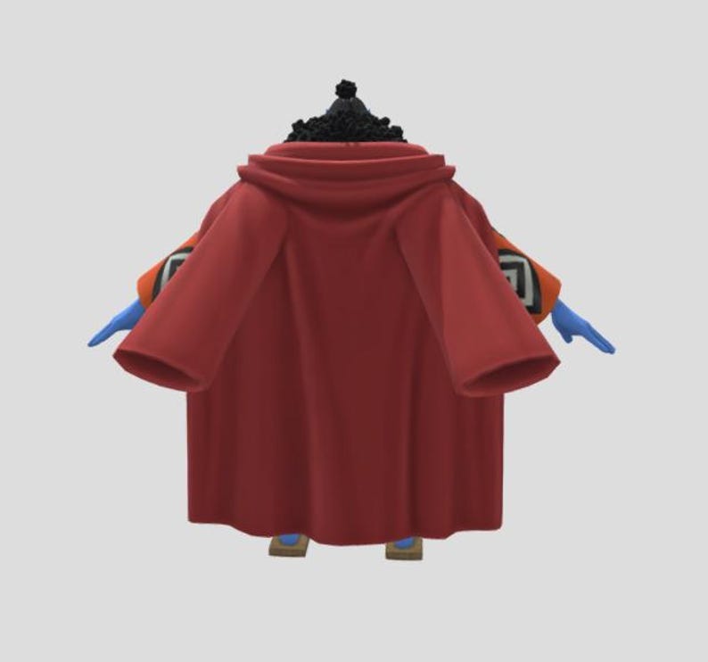 Jinbe Inspired 3D Printable STL & GLB Files One Piece Fishman Warrior ...
