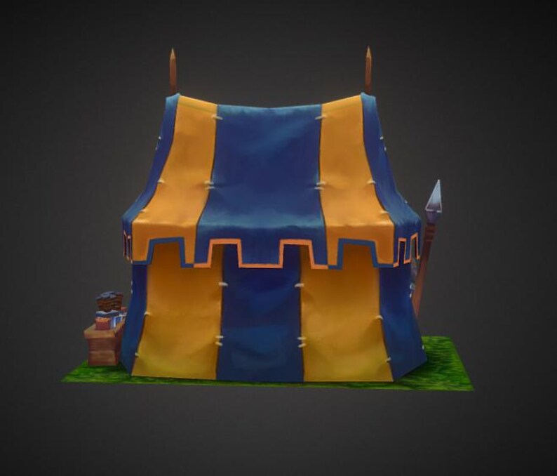 Army Barracks Armory Tent – STL & GLB Digital Files for 3D Printing - Etsy