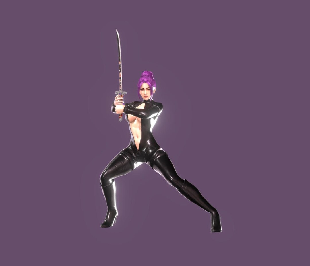 Sexy Shiva Ninja Samurai Assassin 3D Model STL & GLB Files Printable for Your 3D Printer - Etsy