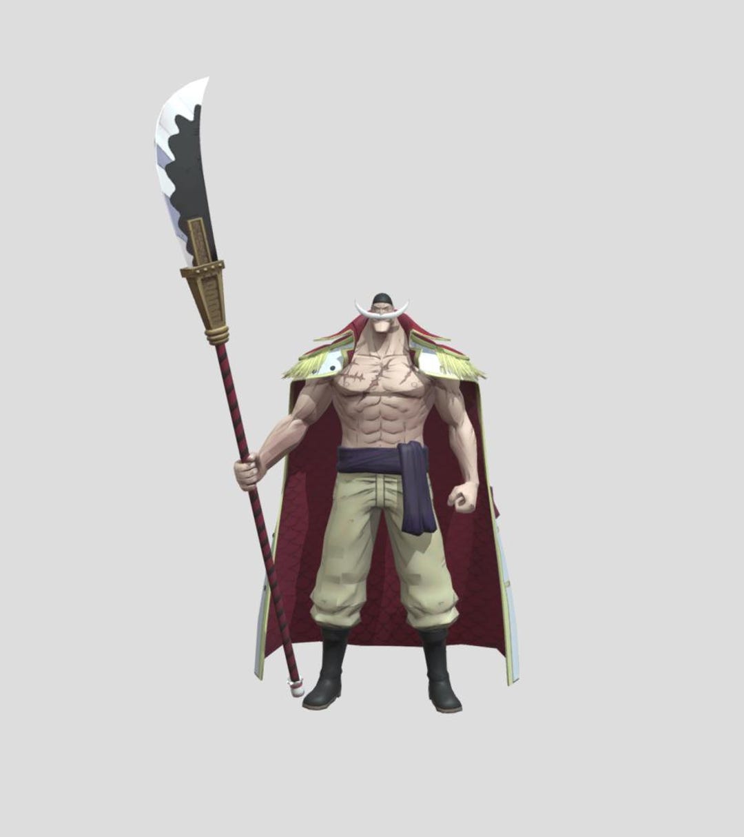 Whitebeard One Piece Inspired 3D Printable STL & GLB Digital File - Etsy