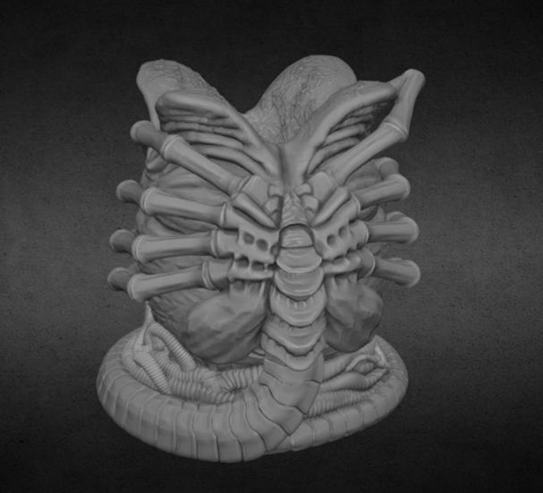 Aliens Face Hugger Pen Holder STL & GLB Digital Files for 3D Printing ...