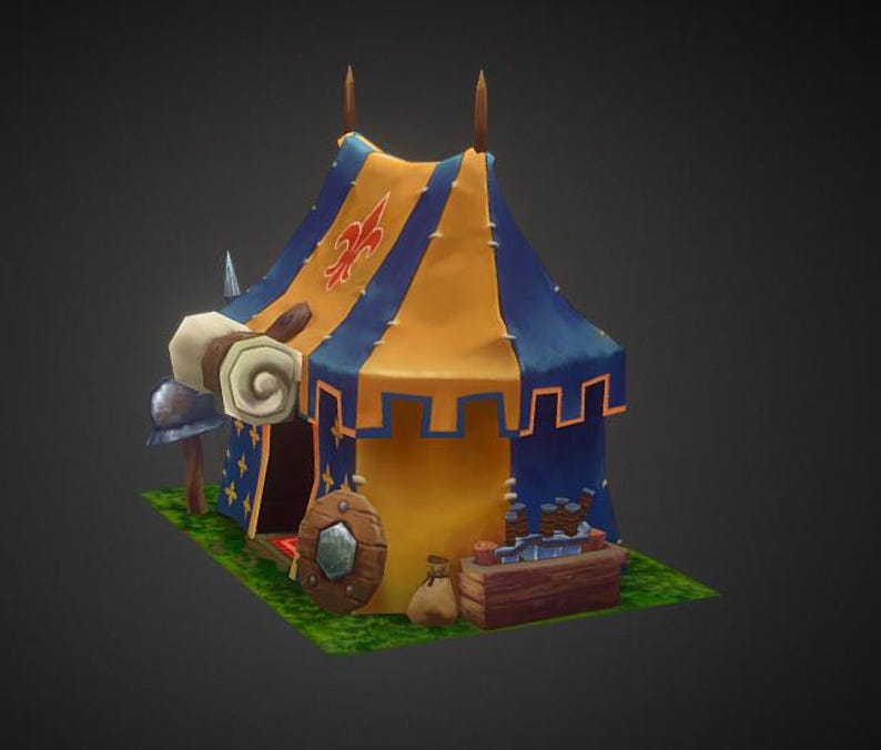 Army Barracks Armory Tent – STL & GLB Digital Files for 3D Printing - Etsy