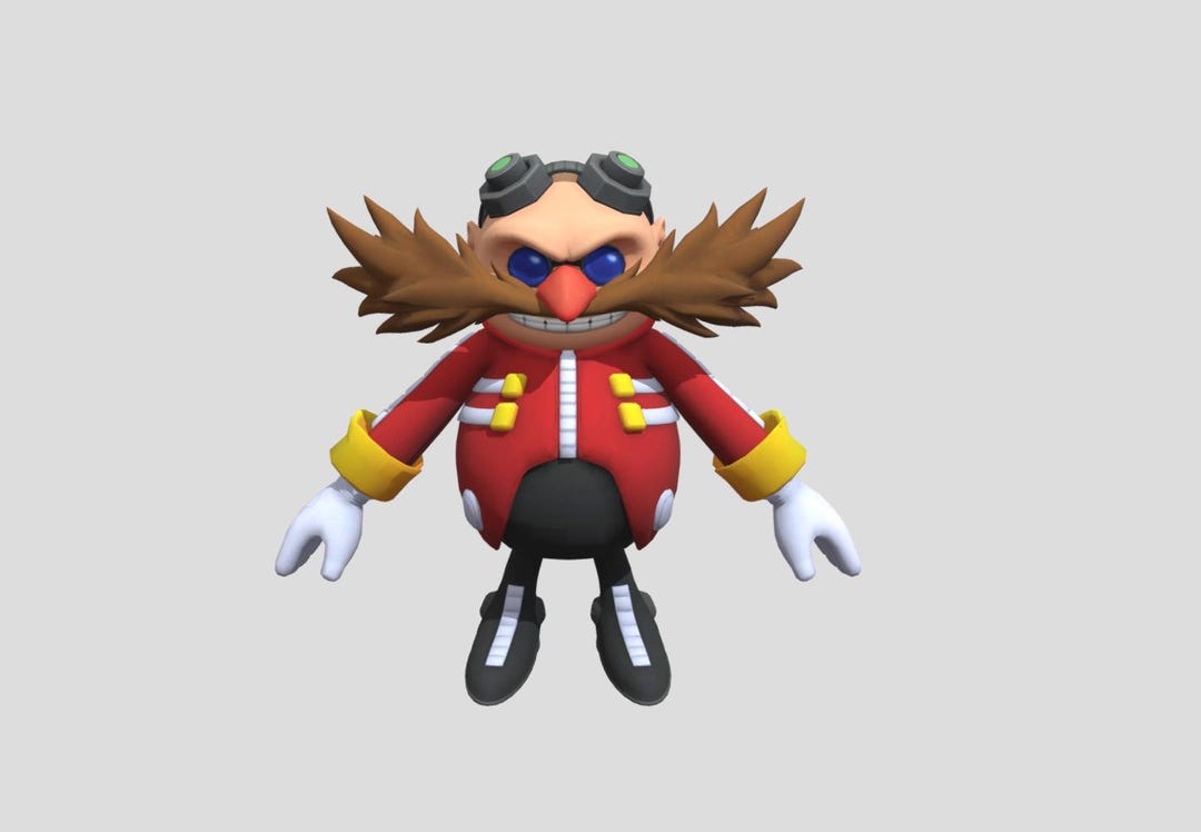 Dr. Eggman 3D Model STL & GLB Files Printable for Your 3D Printer - Etsy UK