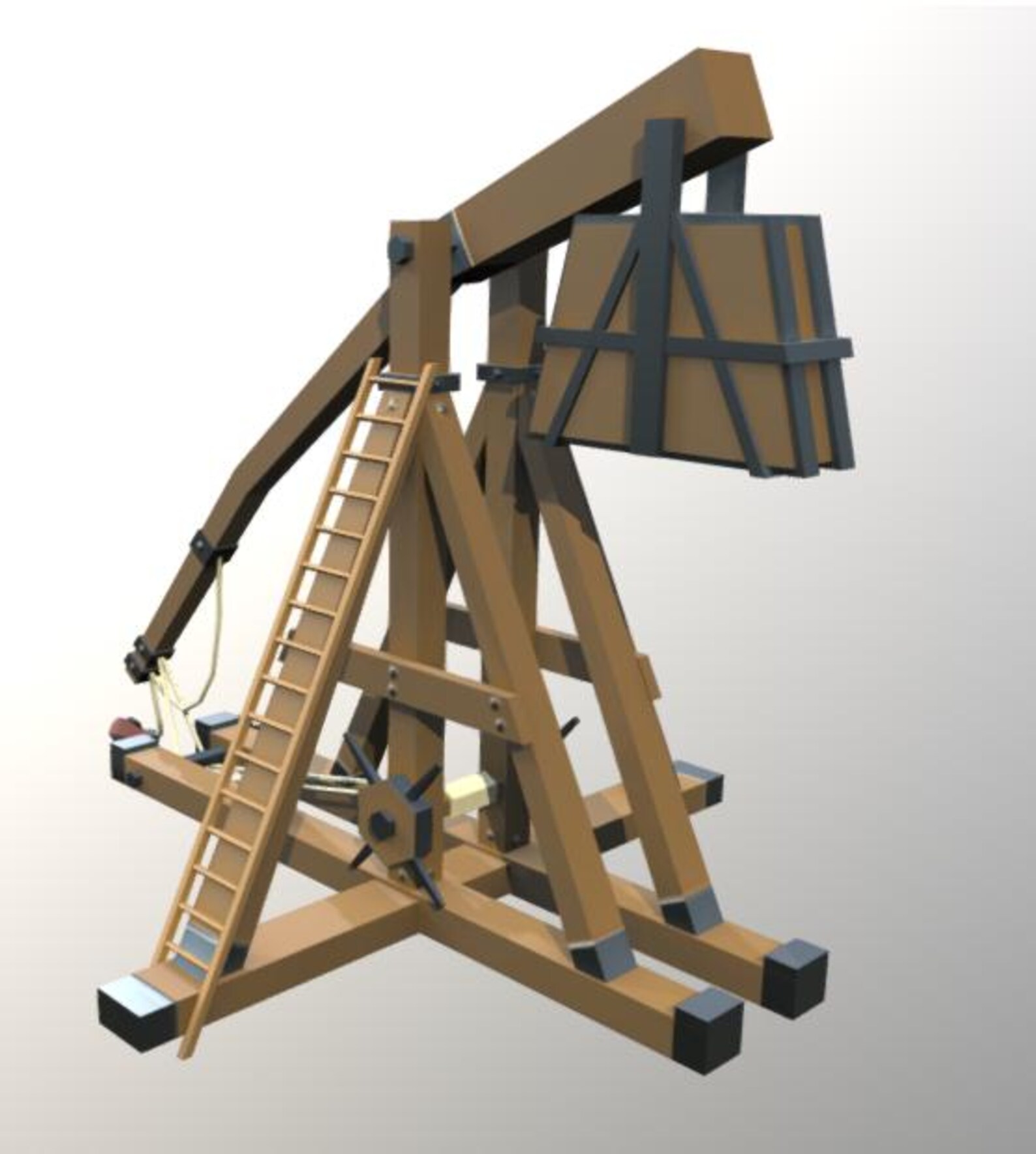 Trebuchet Catapult – STL & GLB Digital Files for 3D Printing - Etsy