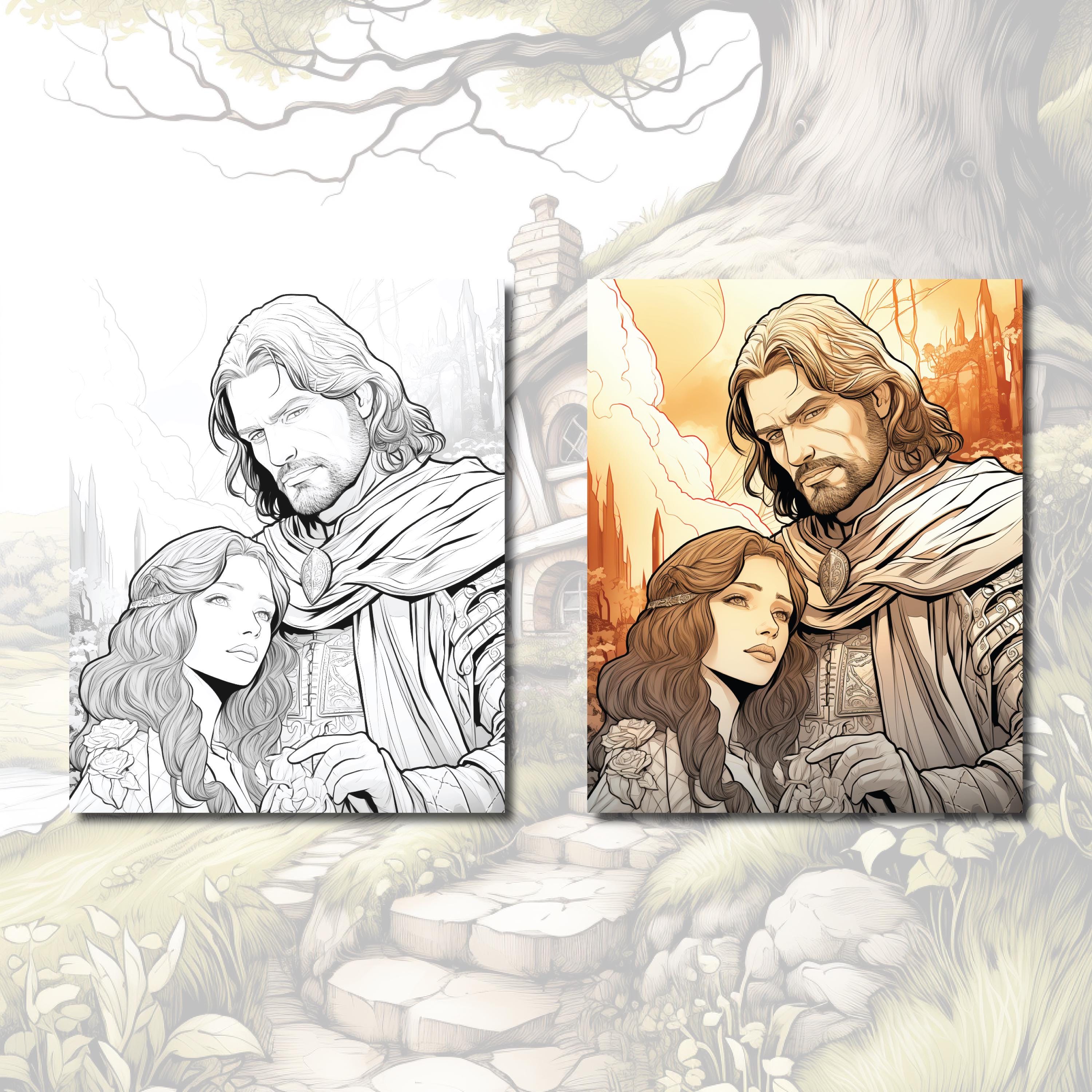 20 Middle Earth Coloring Pages, LOTR Inspired Coloring Sheets, Adult ...