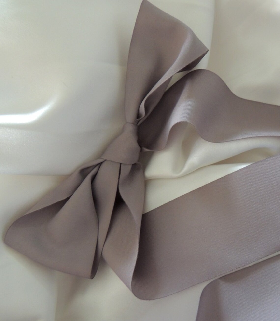 Metal Gray Grey 1 1/2 40mm Matte Finish Ribbed Ribbon | Etsy