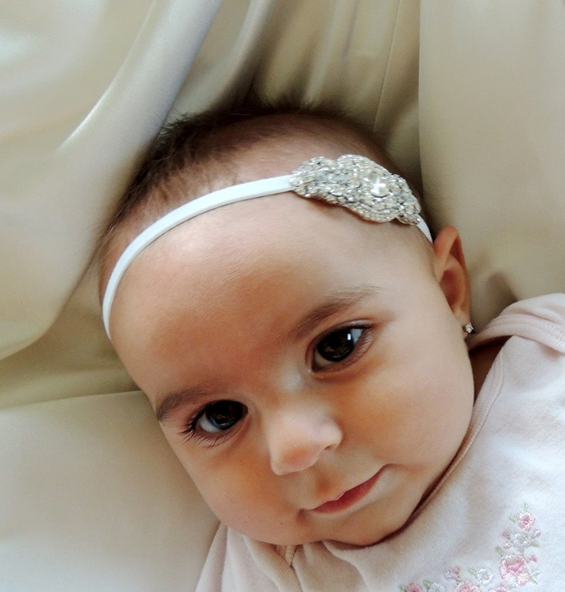 Rhinestone Baby Headbands Couture Baby Headband Infant - Etsy UK