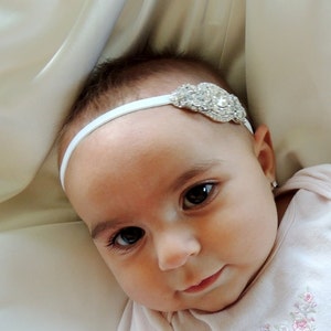 Rhinestone Baby Headbands Couture Baby Headband Infant - Etsy