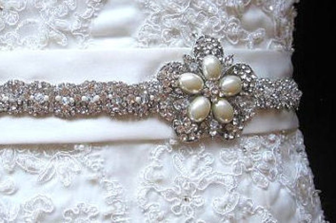Special Something Old Wedding Sash Crystal Belt Memory | Etsy