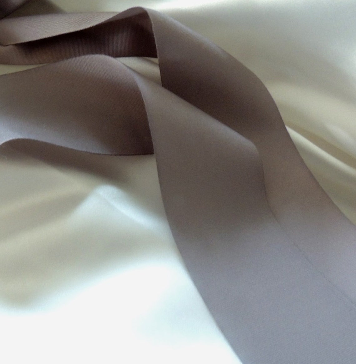 Metal Gray Grey 1 1/2 40mm Matte Finish Ribbed Ribbon - Etsy