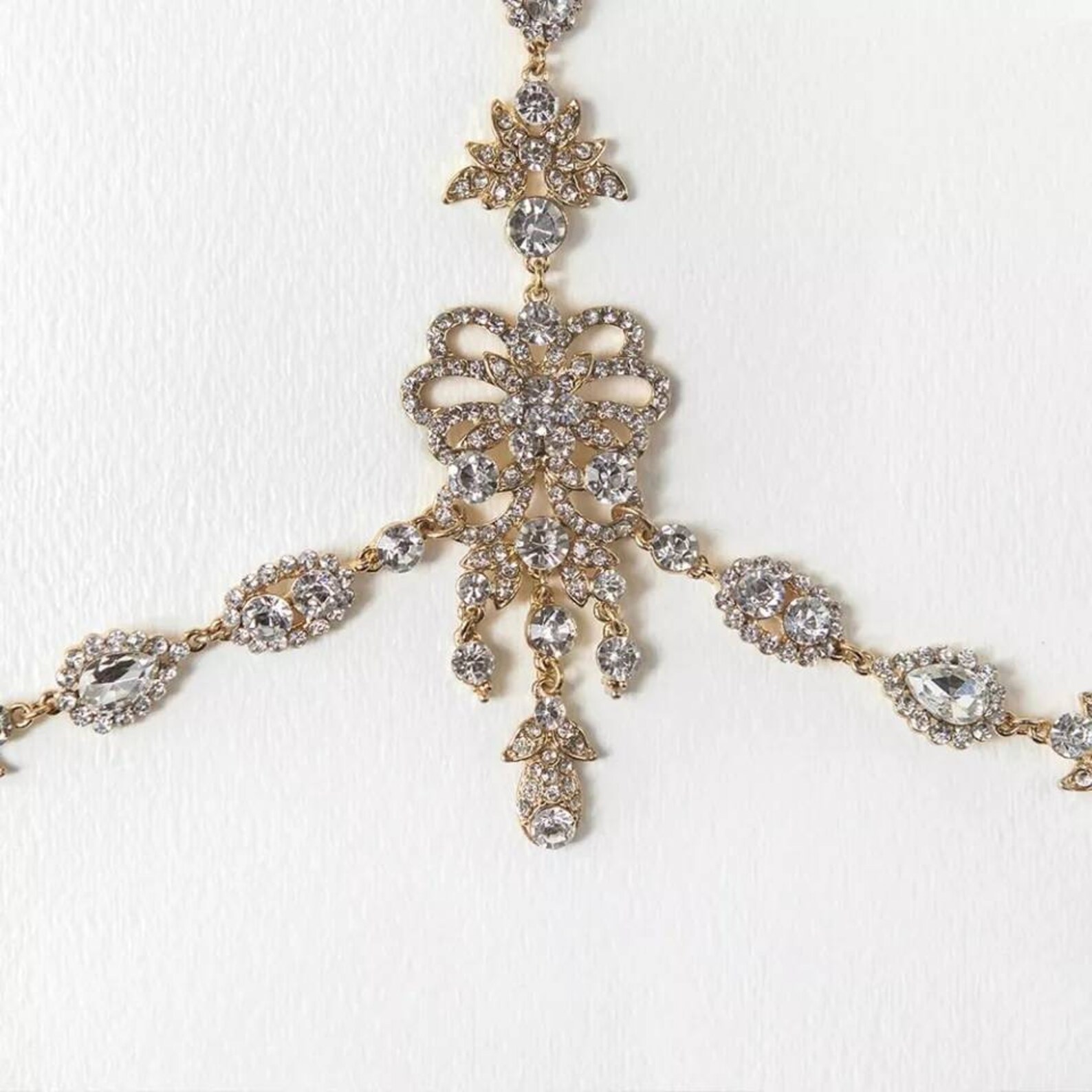 Gold Headchain Head Chain Wedding Boho Headpiece Bridal - Etsy