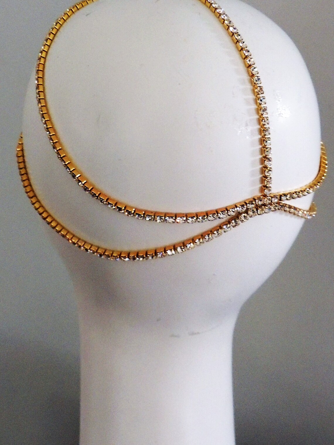 Gold or Silver Headchain Head Chain Wedding Boho Headpiece - Etsy