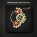 Indian Nose Ring/ Nath/ Traditional Nose Ring - Etsy
