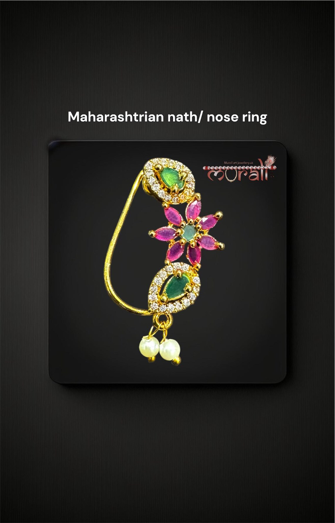Indian Nose Ring/ Nath/ Traditional Nose Ring - Etsy