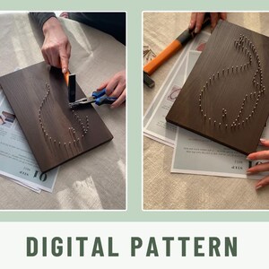 String Art Pattern - String Art Template With Detailed Instructions for ...