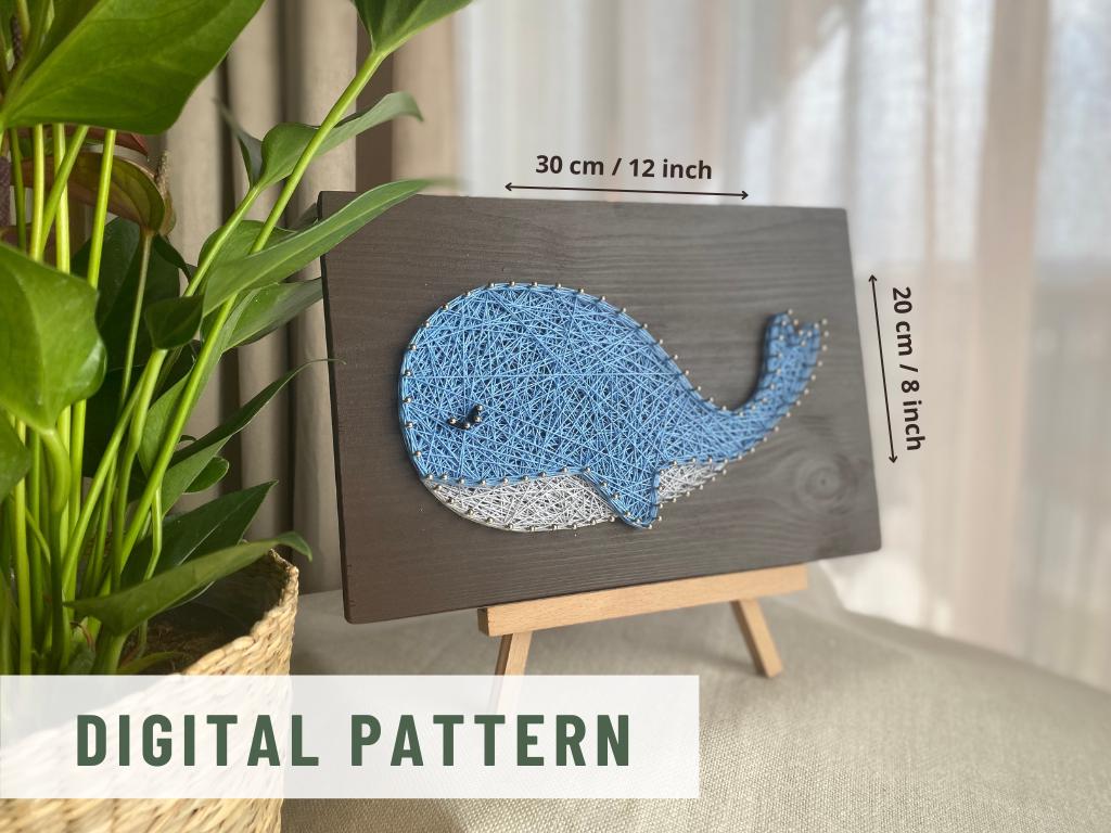 String Art Pattern - String Art Template With Detailed Instructions for ...