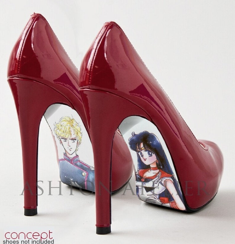 Custom Hand Painted Sailor Moon Heels | Etsy