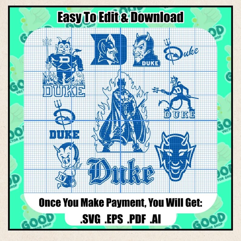 Duke Blue Devils SVG, Duke SVG, Blue Devils SVG, College, Athletics ...