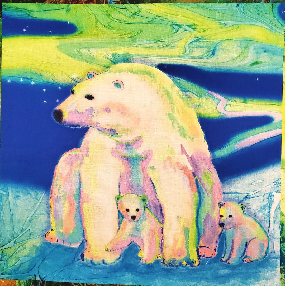 Polar Bears Quilt Block 11" - Etsy