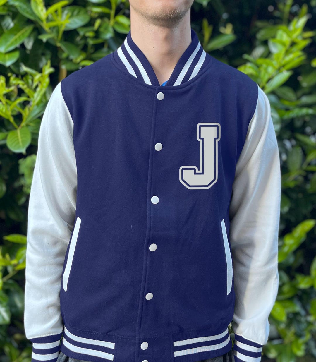 Custom Adults Varsity Jacket - Choose Initial or Number - Etsy