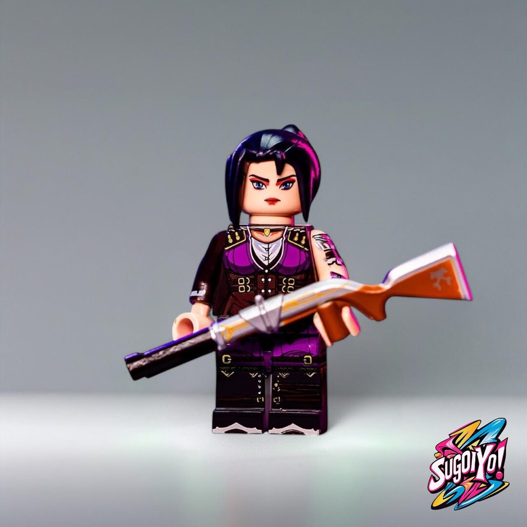 Custom LEGO Arcane Caitlyn Minifigure League of Legends Collectible - Etsy
