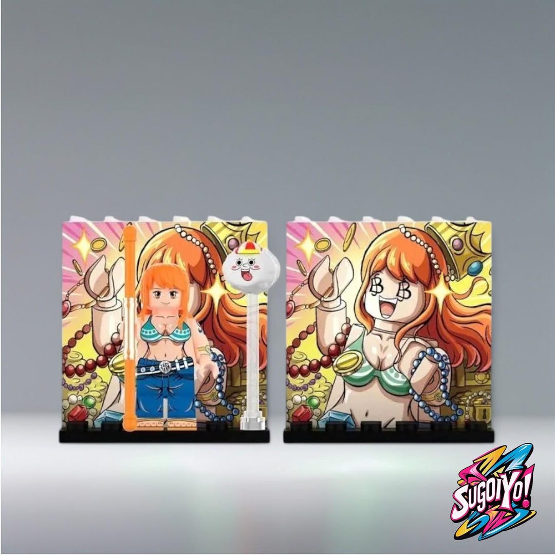 Custom Nami With Zeus Minifigure Anime Figure With Thunder Cloud With ...