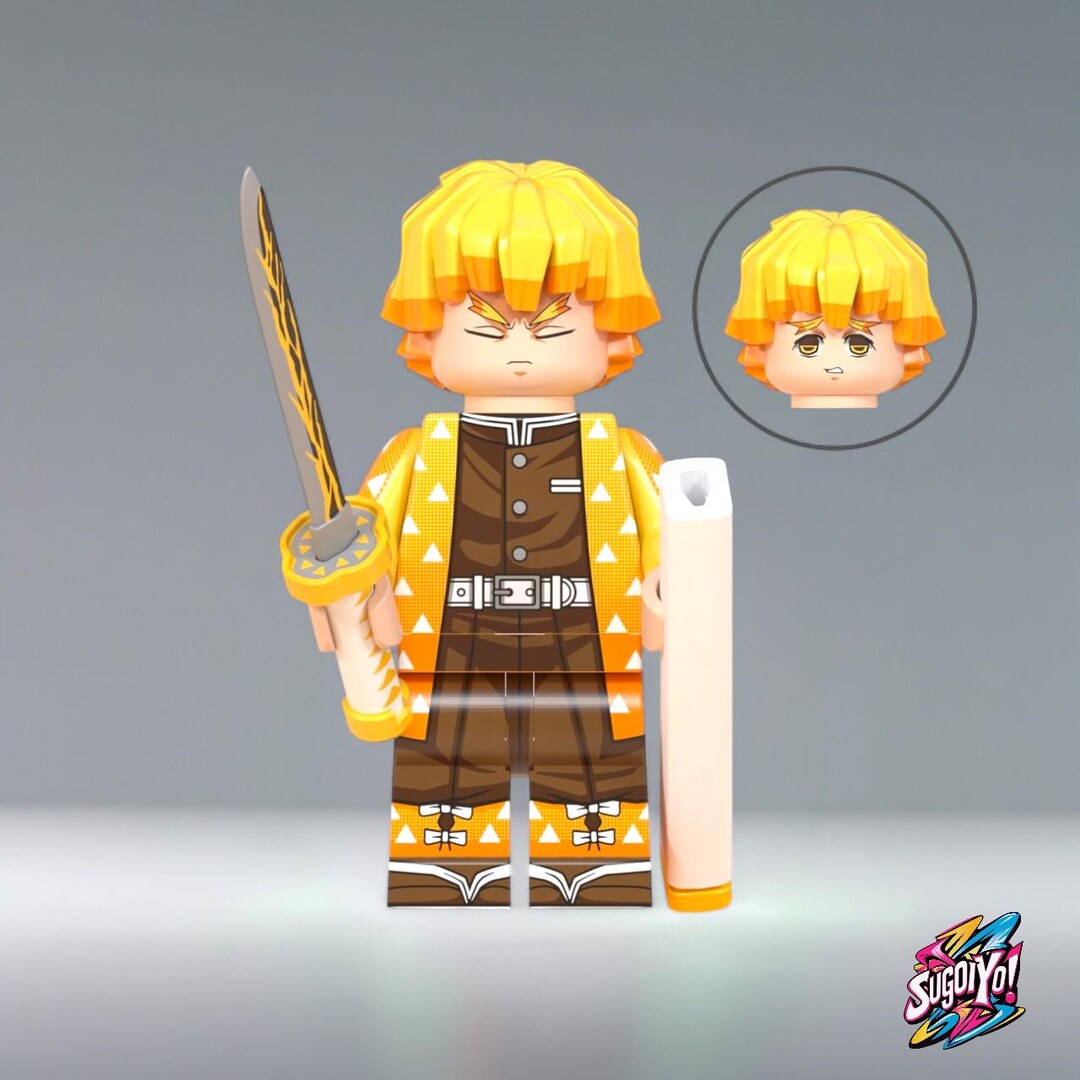 Mini Toy Chibi Thunder Warrior Figure Handmade Anime-inspired ...