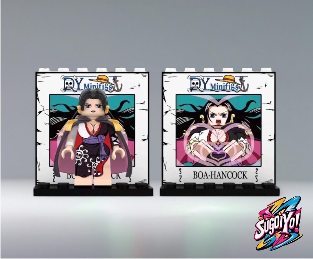 Custom LEGO Boa Hancock Minifigure One Piece Empress Snake Princess ...
