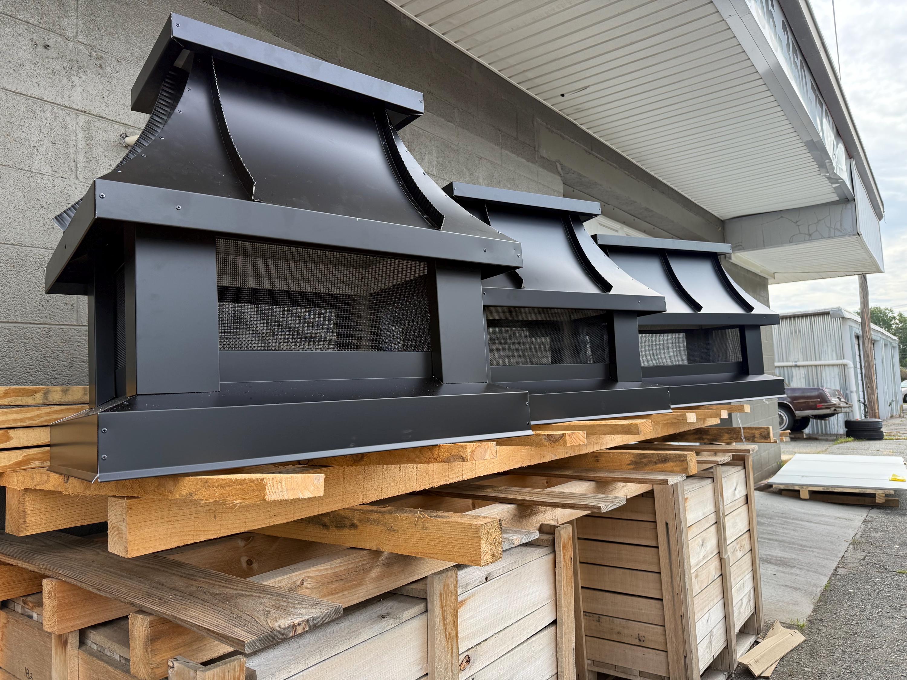 Mini Curved Top Chimney Cap: Custom Aluminum, Copper, or Stainless ...