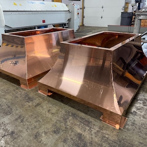 Chimney Shrouds - Built to Size Copper, Aluminum, Stainless Steel - Etsy