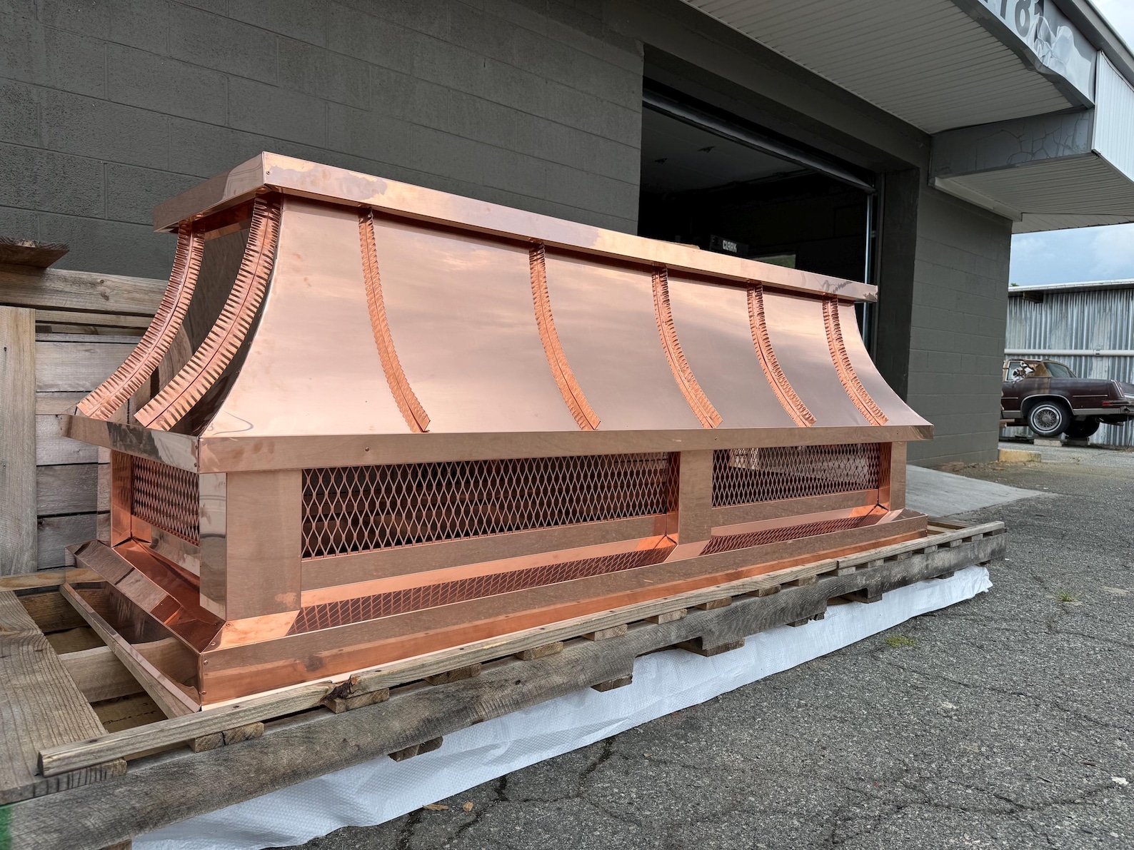 Curved Top Chimney Cap: Custom Aluminum, Copper, or Stainless Steel - Etsy