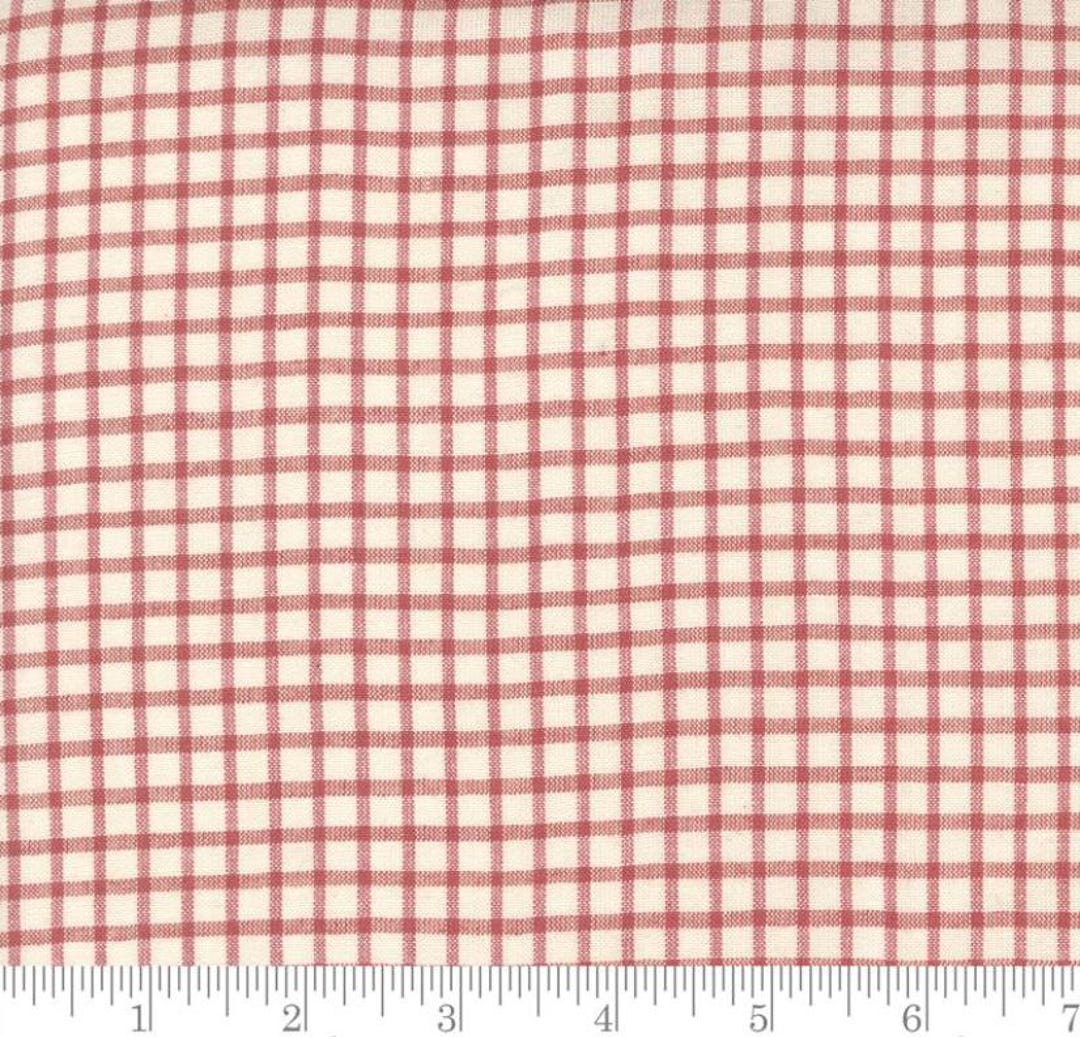 Cascade Roman Shade - Handmade Using "gingham Garance Pearl Medium ...