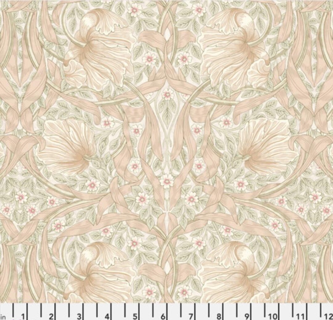Cascade Roman Shade - Handmade Using "small Pimpernel - Blush" Fabric ...