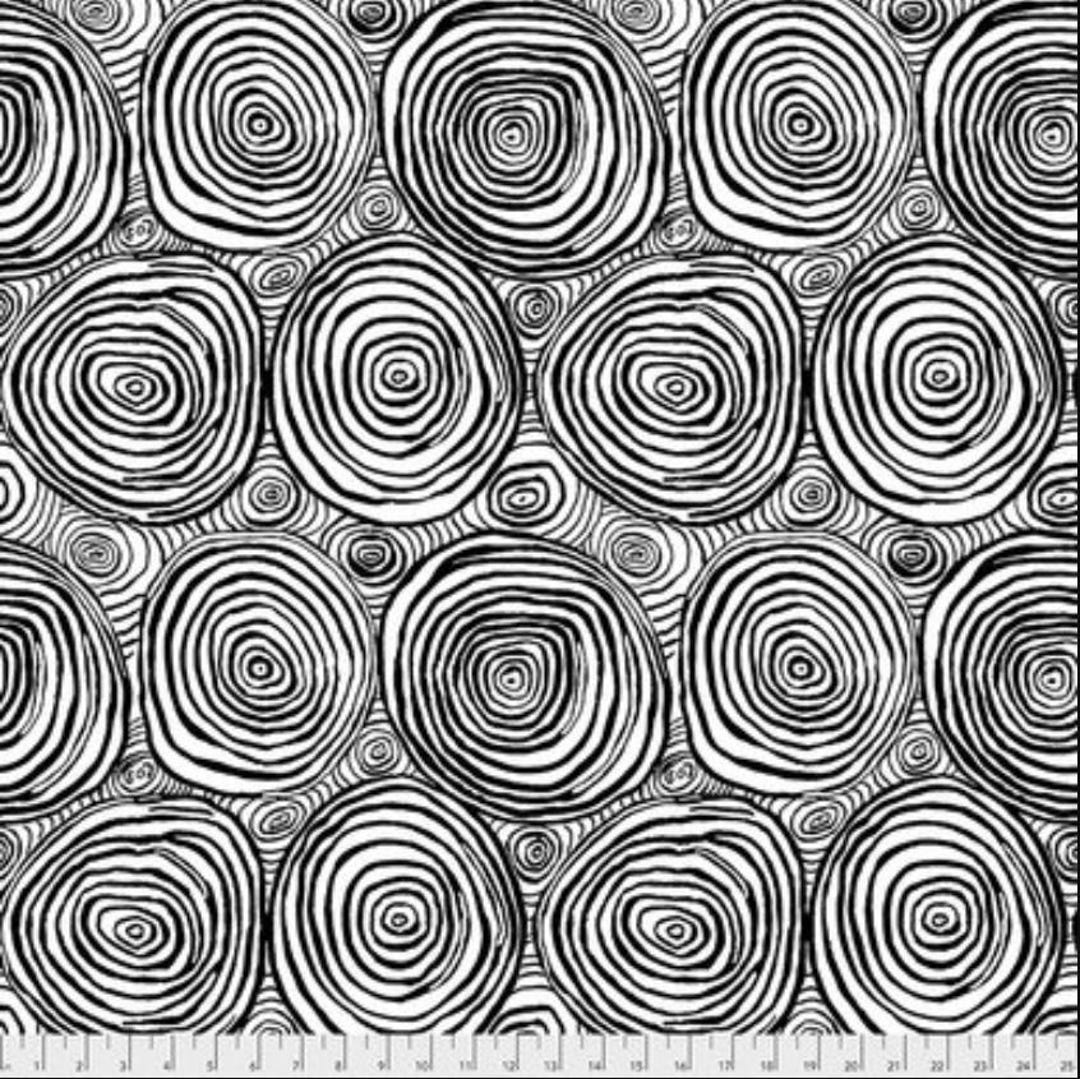 Cascade Roman Shade - Handmade Using "onion Rings Black" Fabric ...