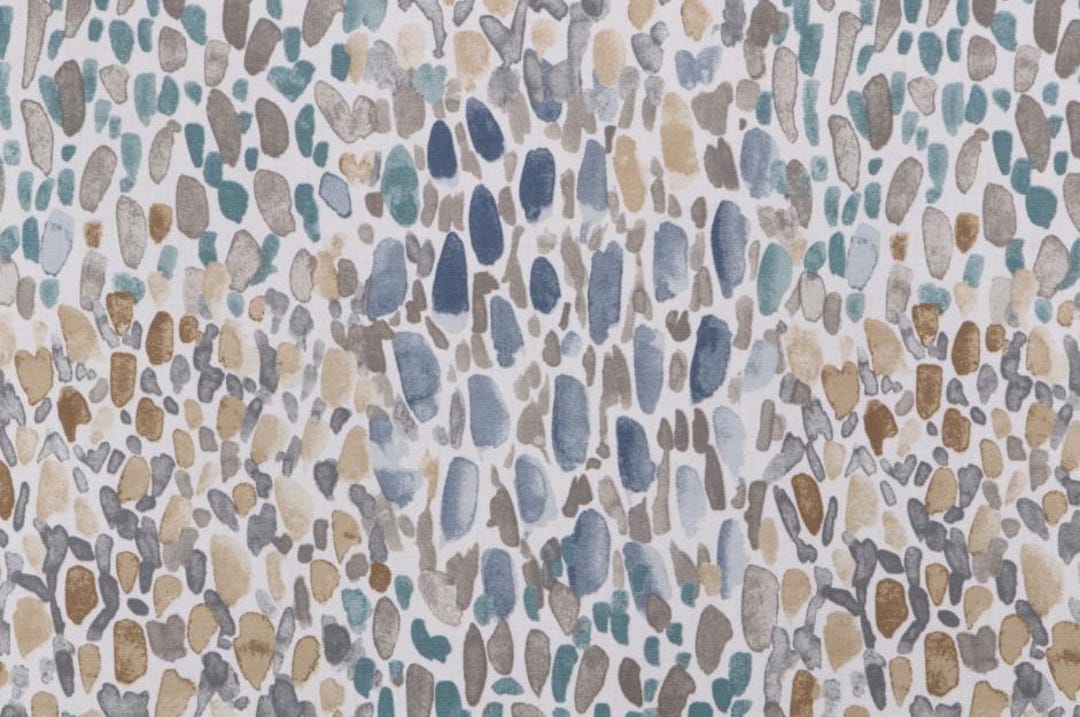 Cascade Roman Shade - Handmade Using "lido - Aquarius" Fabric by ...