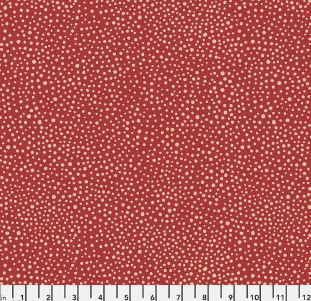 Cascade Roman Shade - Handmade Using "seaweed Dot - Red" Fabric ...