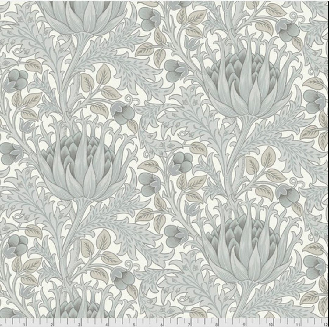 Cascade Roman Shade - Handmade Using "artichoke - Dove" Fabric Designed ...