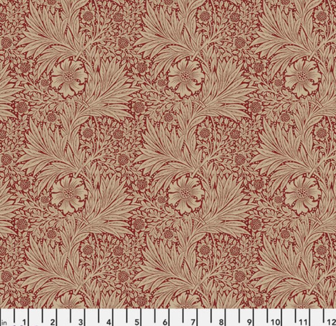 Cascade Roman Shade - Handmade Using "marigold - Red" Fabric Designed ...