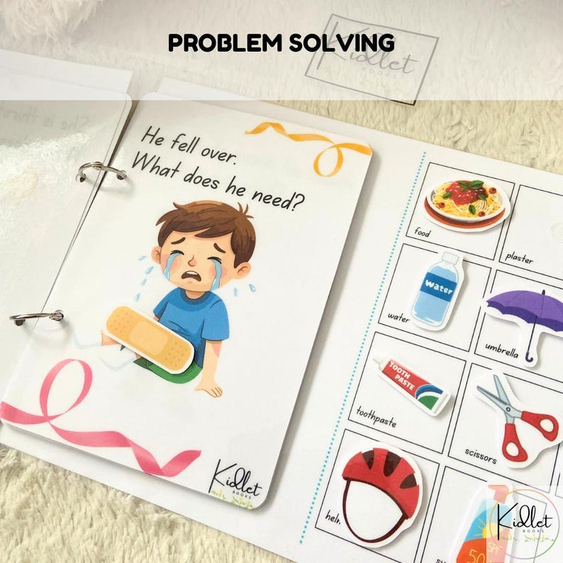 Interactive What Do They Need Book- Autism & Speech Delay Learning ...