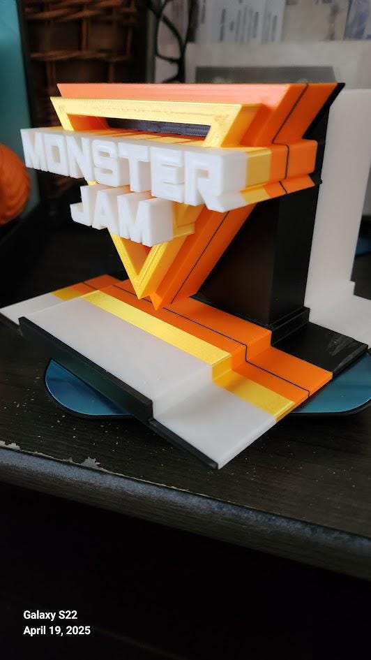 Monster Jam Topper for Monster Truck Shelfing System - Etsy