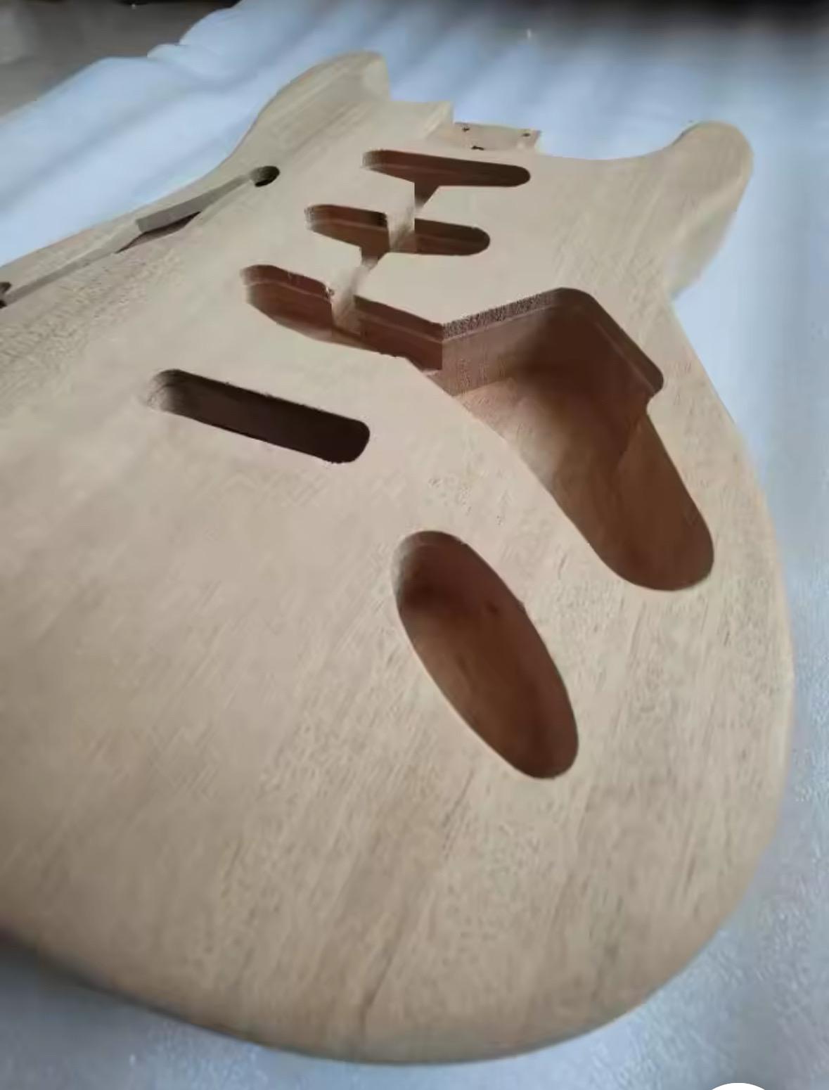Thinline Strat Electric Guitar Body- Unfinished for Project Build - Etsy