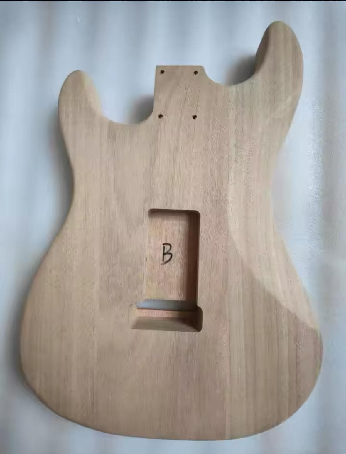 Thinline Strat Electric Guitar Body- Unfinished for Project Build - Etsy