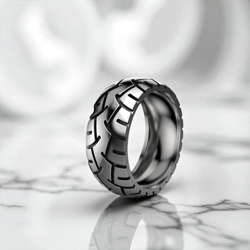 Tire Tread Ring - Etsy