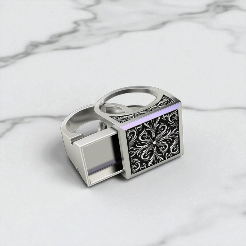 Compartment Ring - Etsy