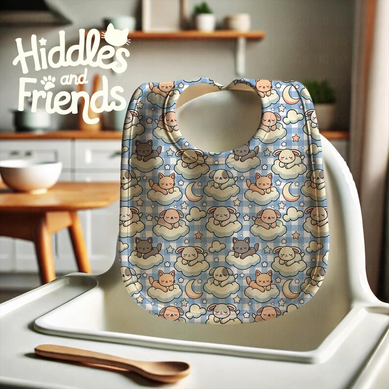 Editable Procreate Baby Bib Mockup for Patterns and Design Showcase ...